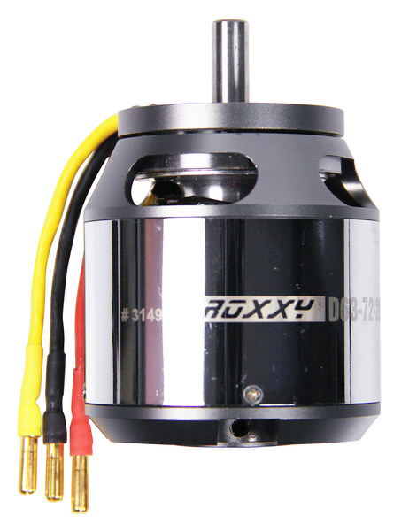 Multiplex Brushless Motor Roxxy Outrunner D63-72 Air (200KV), 314992