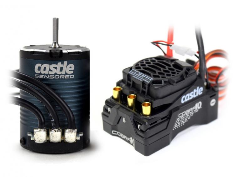 Castle Creations Brushless Combo Cobra 10 6S ESC + 1406-2280kV Sensored ...