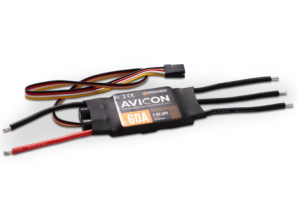 AVICON AVICON 60A S-BEC Brushless Regler, DP-AC060