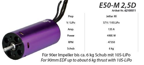 Hacker E50-M 2,5D, HAC-62100511