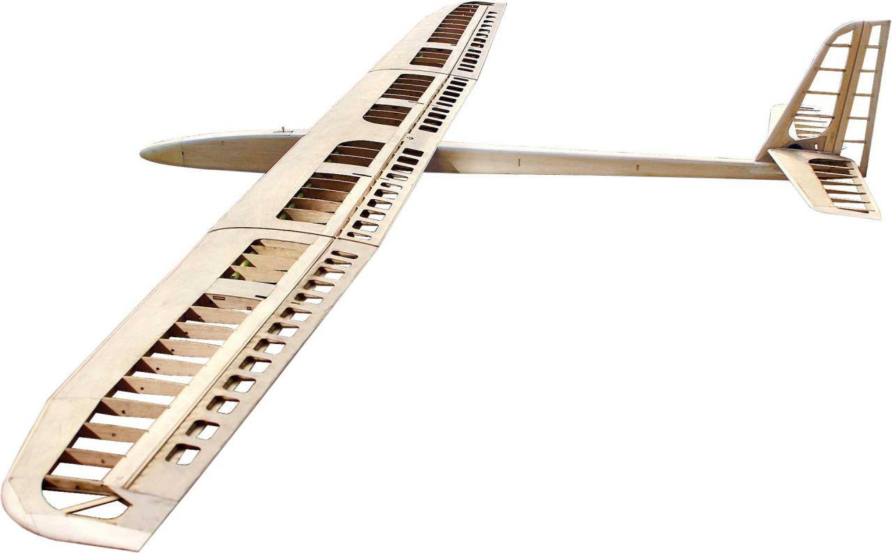 Robbe Slider Q High Performance 4-Klappen E-Segler, Holzbausatz (SW ...