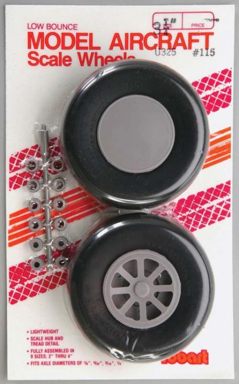Robart Räder, mit geradem Profil, 83mm (2 Stück), RB-115