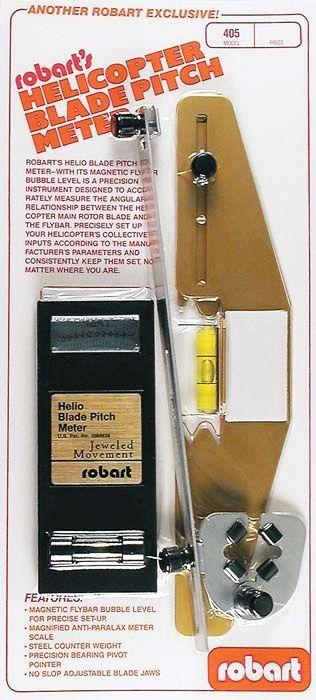 Robart Heli Pitch Blade Meter 405, RB-405