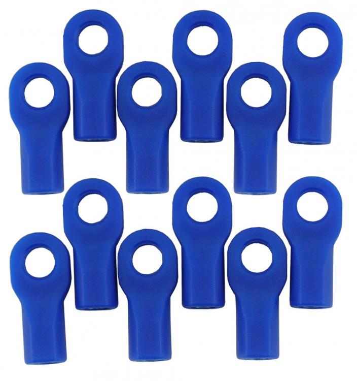 RPM Rod Ends Short Blue (12) Traxxas (#5347), RPM80475