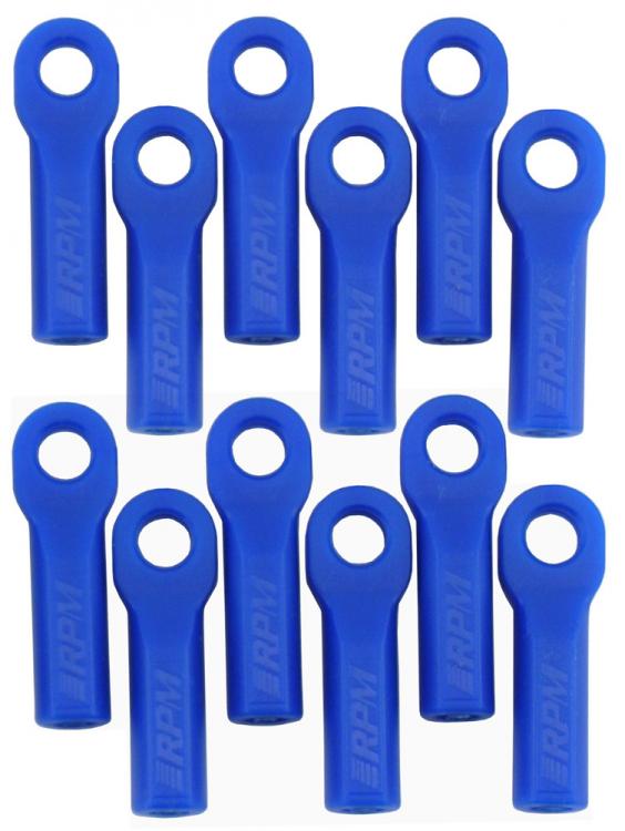 RPM Rod Ends Long Blue Traxxas (#5525), RPM80515