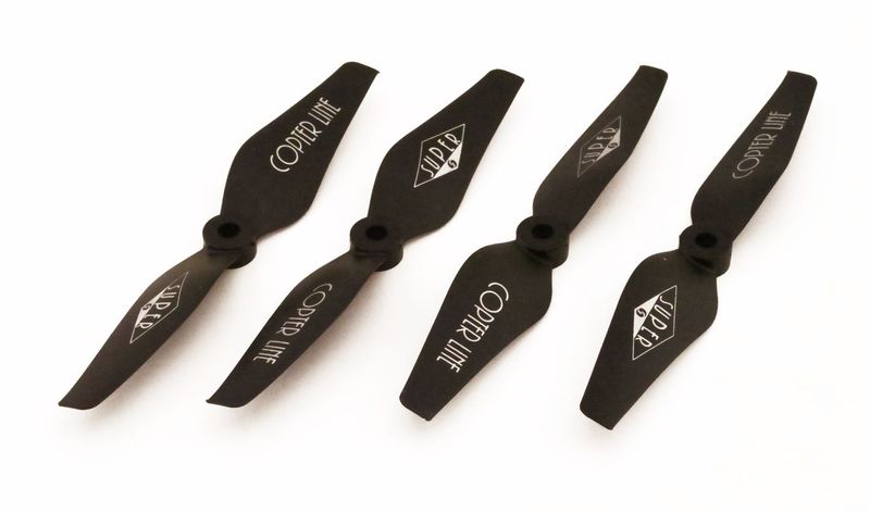 SKT 2-Blatt Copter-Line 6x3", 15x7,5 cm, schwarz (2 R + 2 L), SKT-2091.6x3