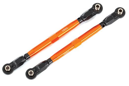 Traxxas Vorspur-Links Wide Maxx Rohr Alu orange, TRX8997A